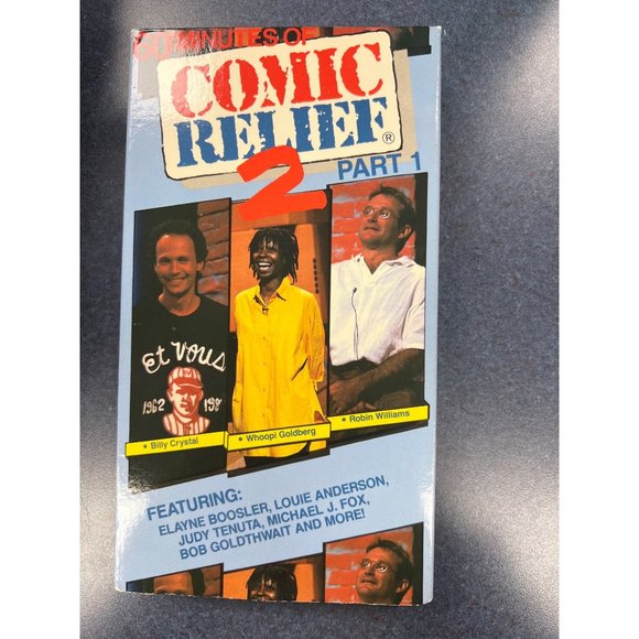 Media | Comic Relief 2 Part 2 Vhs Tape Comedy 9s Rare Robin Williams ...
